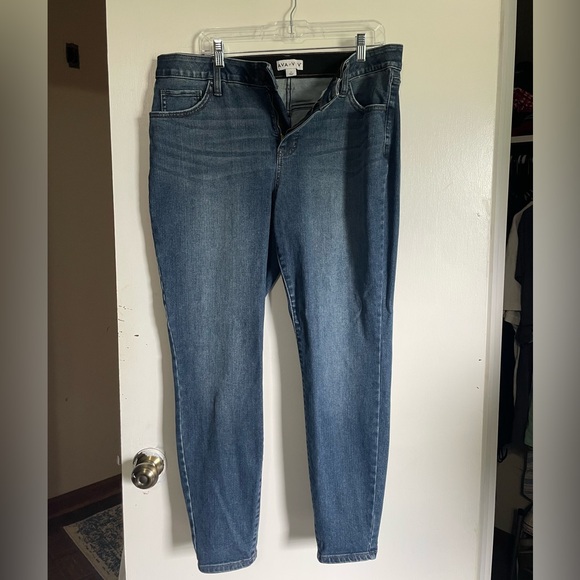 Ava & Viv | Jeans | Ava Viv Blue Skinny Jeans With Stretch | Poshmark
